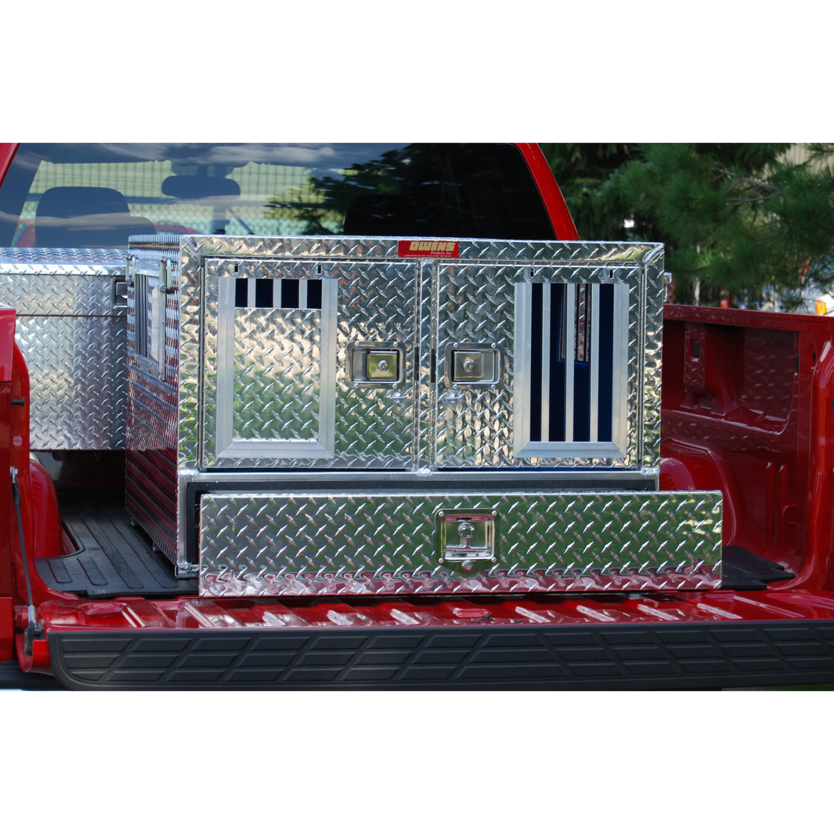 Dog Box 55020W Pro Hunter Series Double Compartment with Bottom Drawer ...