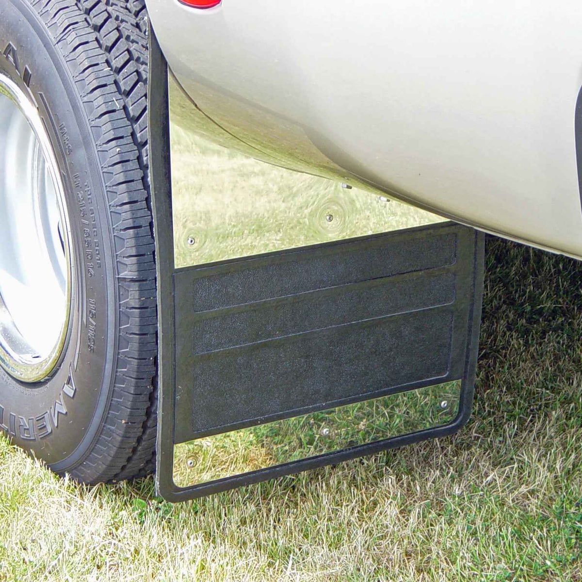 Mud Flaps Classic Dually Rubber Mudflaps with Stainless Steel Inserts ...